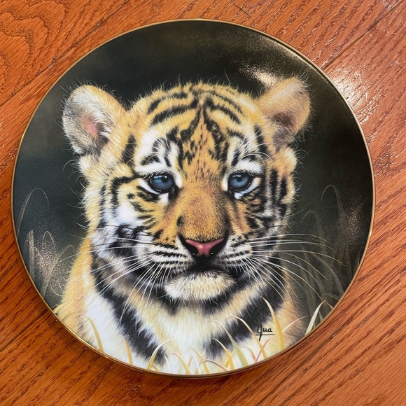 Other | Tiger Cub Cubs Of The Big Cats Plate Collection From The ...